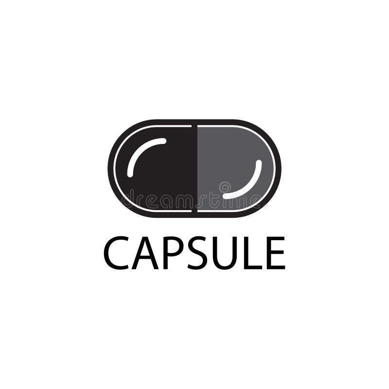 Capsule logo icon stock vector. Illustration of logotype - 197084657