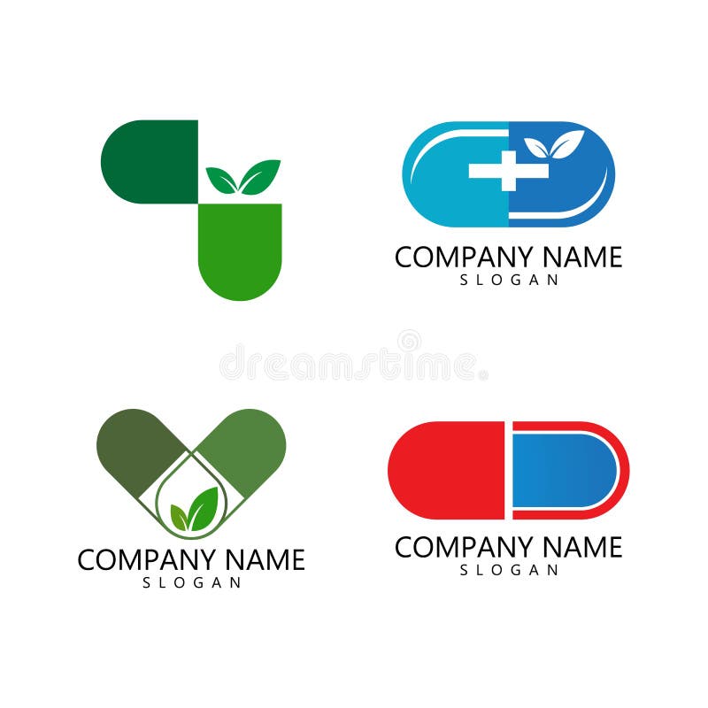 Capsule logo icon stock vector. Illustration of chemistry - 205099186