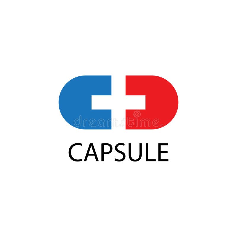 Capsule logo icon stock vector. Illustration of virus - 205020852