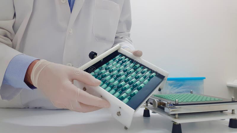 Capsule making machine stock image. Image of pills, laboratory - 143727609