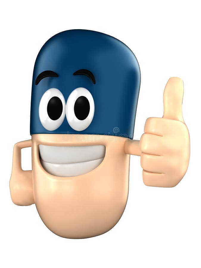 Capsule Mascot stock illustration. Illustration of dose - 45285508