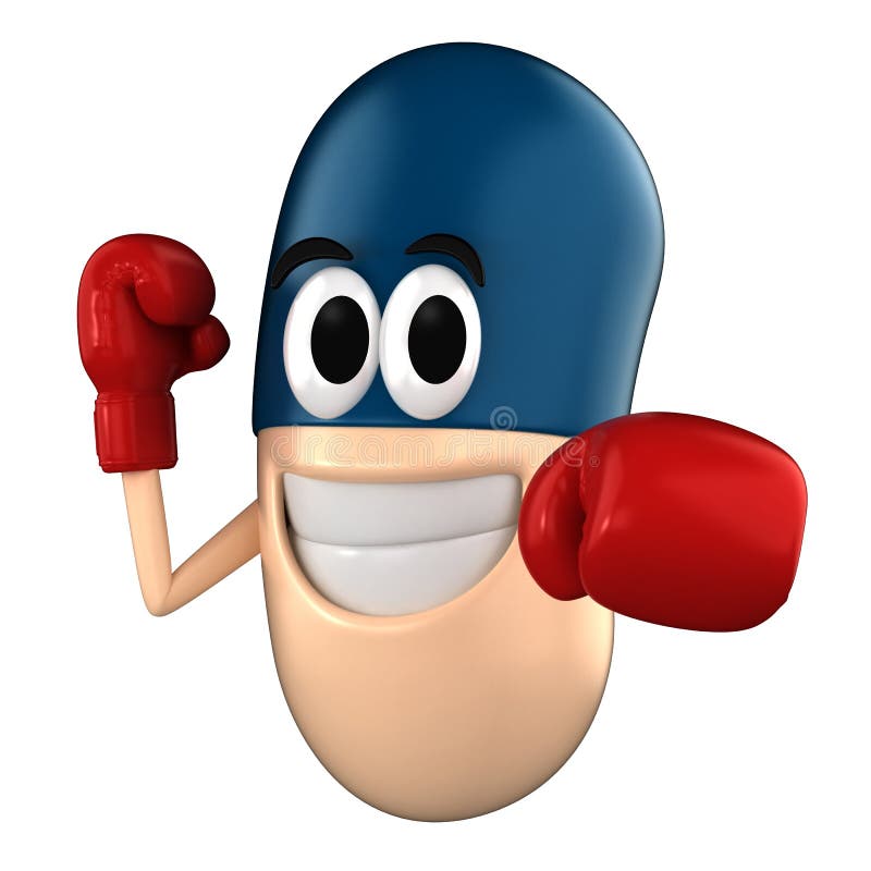 Capsule Mascot stock illustration. Illustration of dose - 45285719