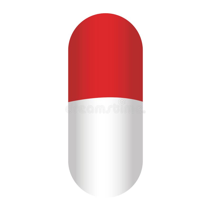 Container Capsule Medicine Icon Pictogram Stock Vector - Illustration ...