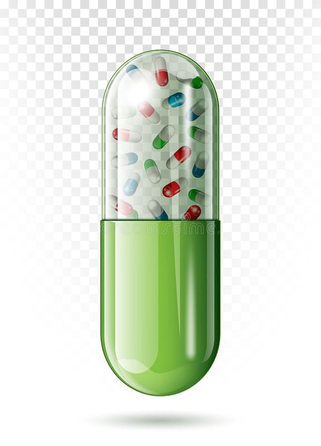 Capsule pill stock vector. Illustration of detail, cure - 105784675