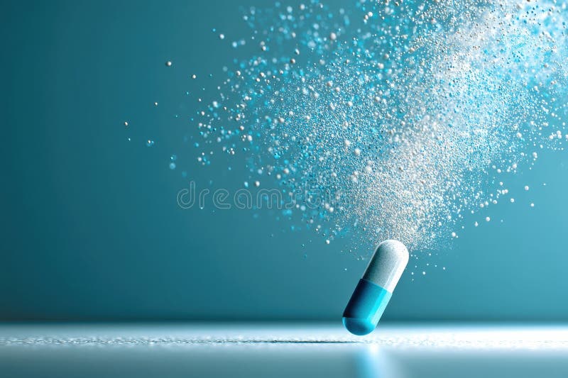Capsule Splitting Mid-Air with Fine Powder Particles Dispersing in a ...
