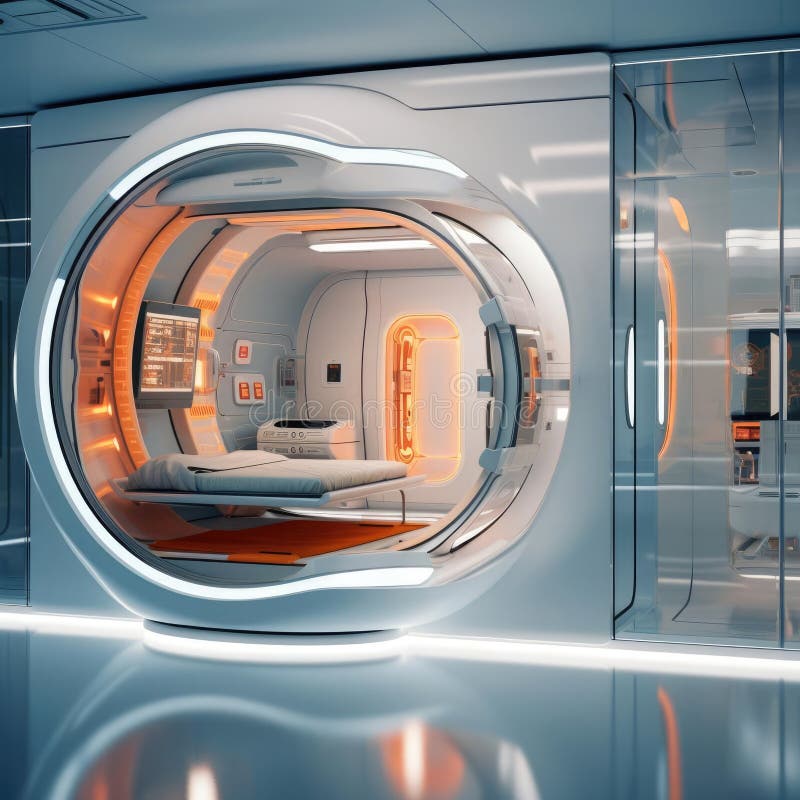 Capsule Type Apartment, High Technology Stock Illustration ...