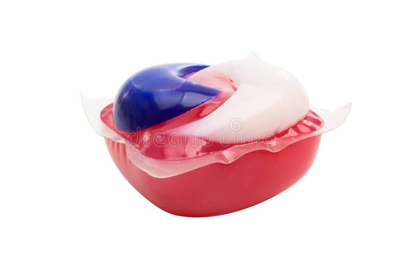 Capsule for Washing Isolated Stock Image - Image of equipment, object ...
