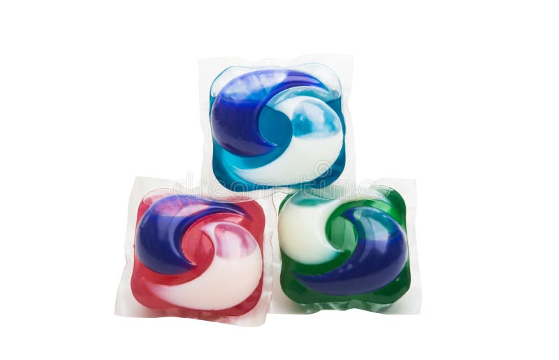 Capsule for Washing Isolated Stock Image - Image of equipment, object ...