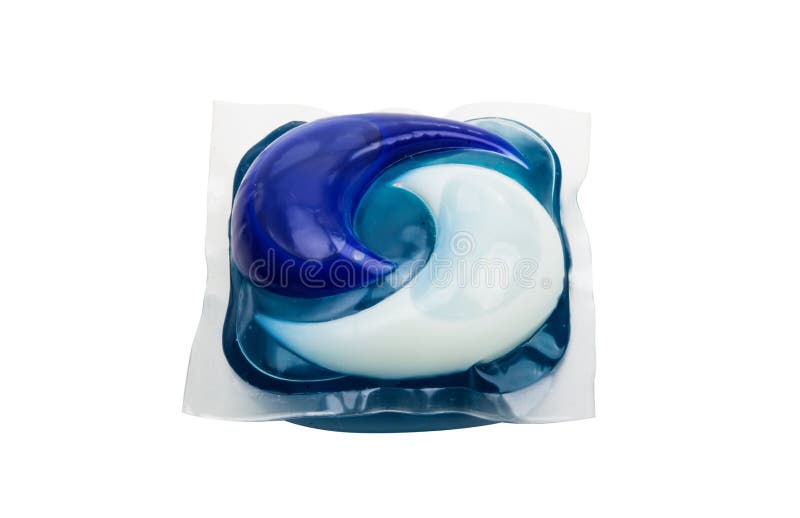Capsule for Washing Isolated Stock Image - Image of equipment, object ...