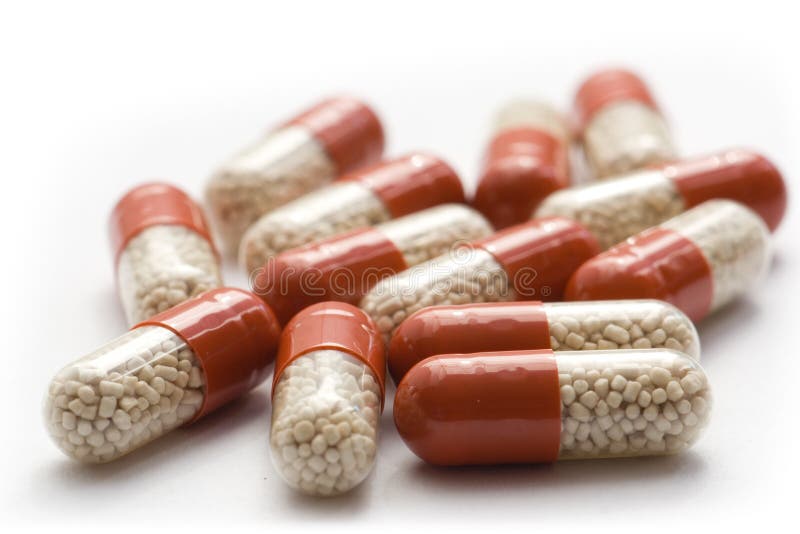Capsules image stock. Image du pharmacie, chimie, isolement - 3289649