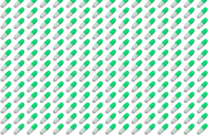 Capsules Arranged in a Row - Pattern Stock Image - Image of arranged ...