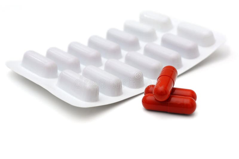 Capsules,blister isolated stock image. Image of healthcare - 36748135