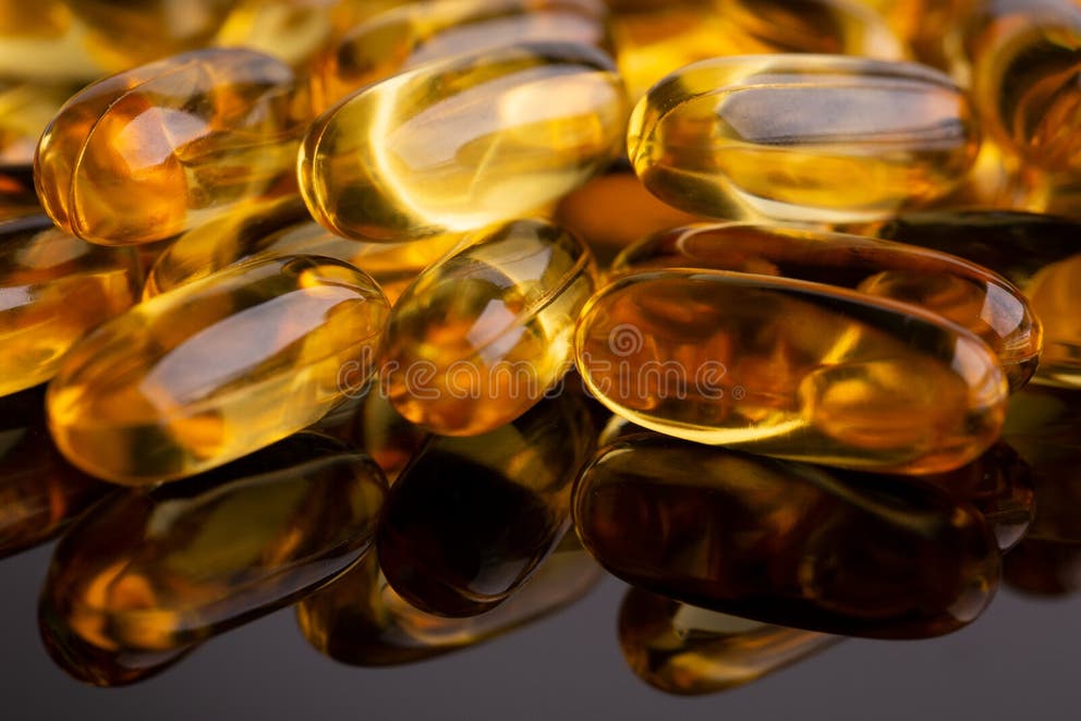 Biologically Active Additives in the Form of Capsules Stock Image ...