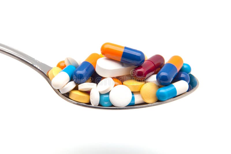 Capsules of colors stock photo. Image of isolated, addiction - 44423572