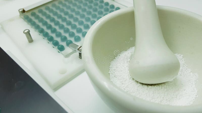 Capsules Compounding in the Laboratory Stock Photo - Image of medicine ...