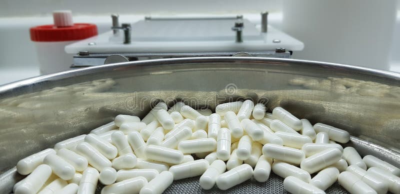 Capsules compounding stock image. Image of pharmacy - 132664953