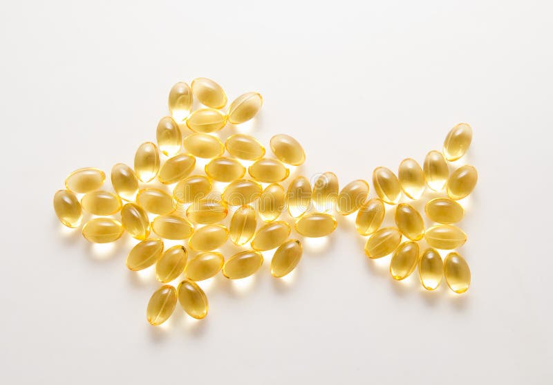 Capsules met Omega 3 stock foto. Image of voedingsmiddel - 14417084