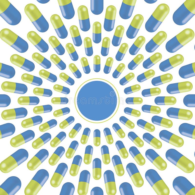 Two capsules stock illustration. Illustration of capsules - 121833281