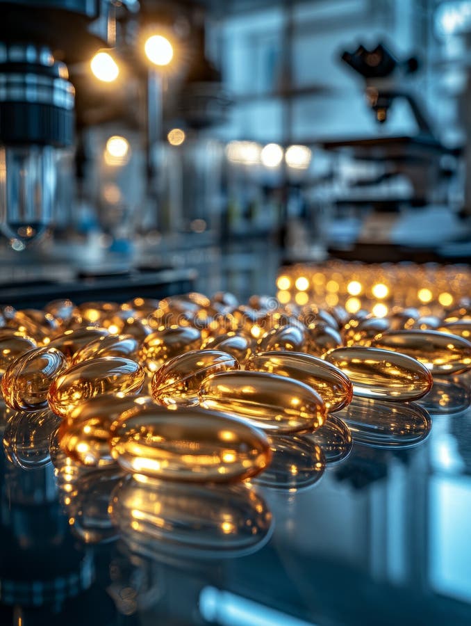 Capsules Reflective Surface Pharmaceutical Lab Stock Photos - Free ...