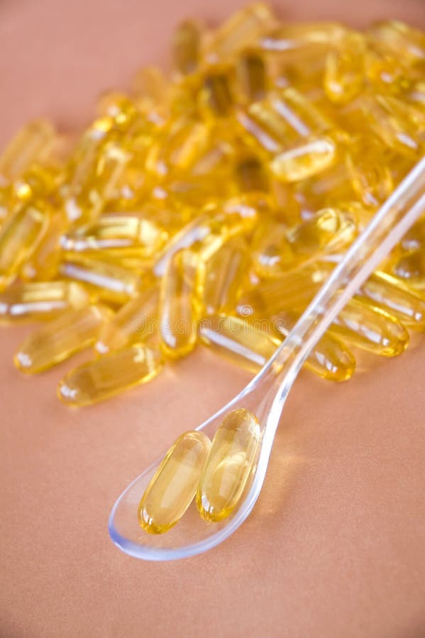 Capsules in spoon stock photo. Image of lifestyle, pharmacy - 39935394