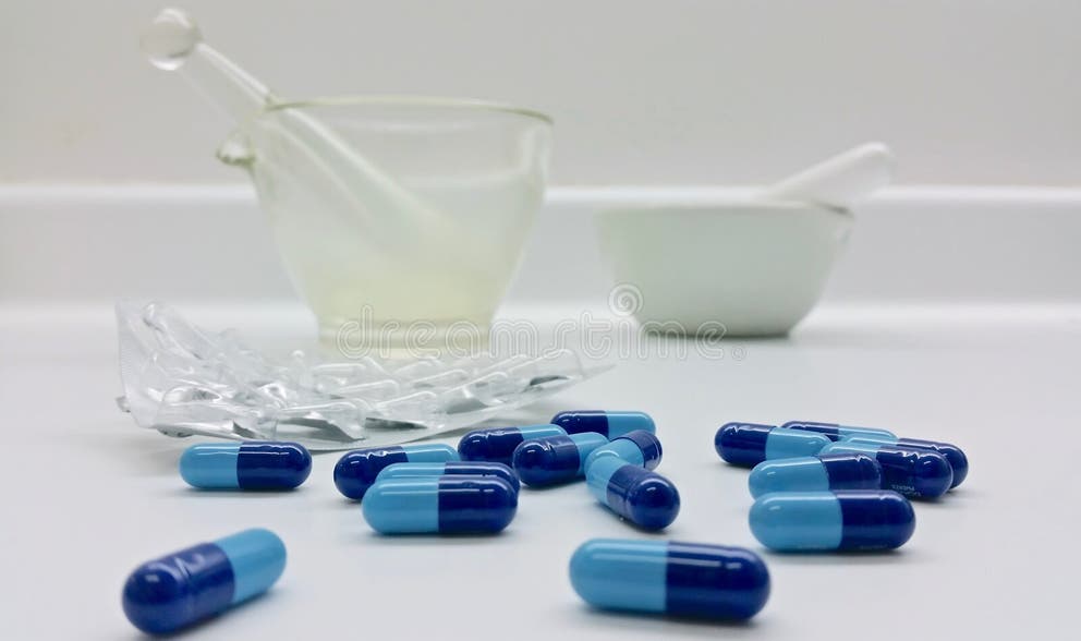 Capsules and Tablets Compounding Stock Photo - Image of powder, quality ...