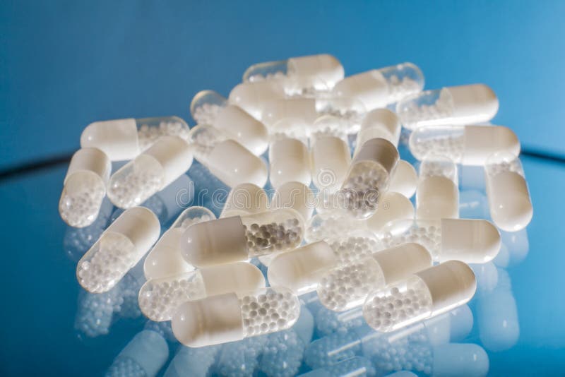 Capsules with Time Released Medicine Stock Image - Image of remedy ...