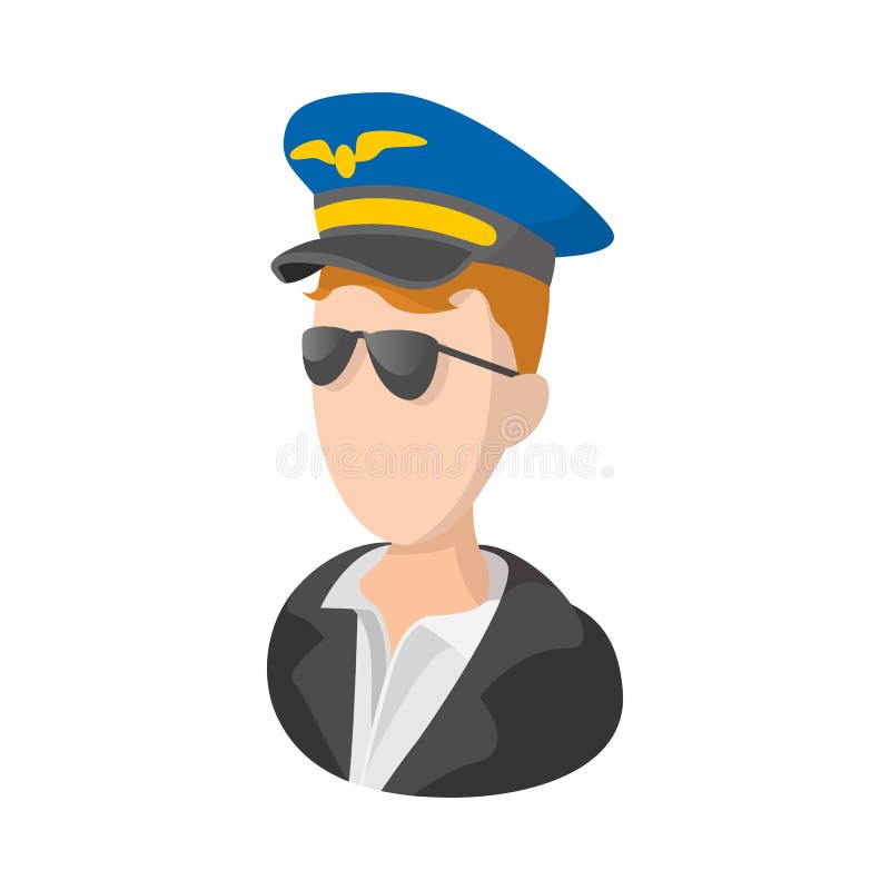 Cartoon flight instructor stock vector. Illustration of cartoon - 44887956