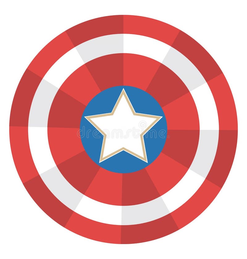Captain America Shield Stock Illustrations – 446 Captain America Shield ...