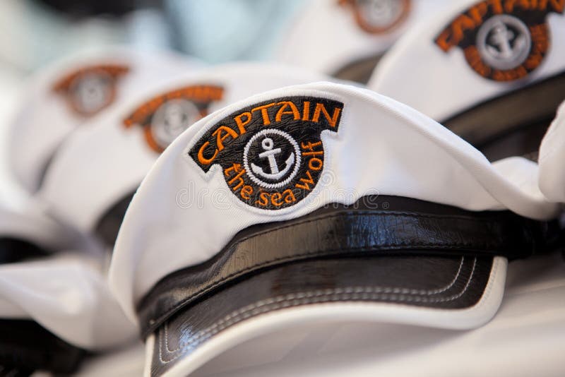 Captain cap stock image. Image of closeup, ship, officer - 97088161