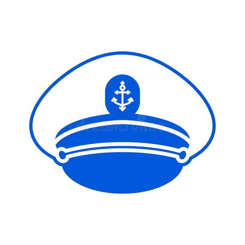 Captain Cap Icon Isolated. Vector Illustration Stock Vector ...