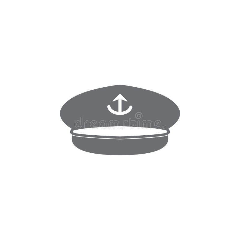 Captain Cap Icon. Simple Element Illustration. Captain Cap Symbol ...