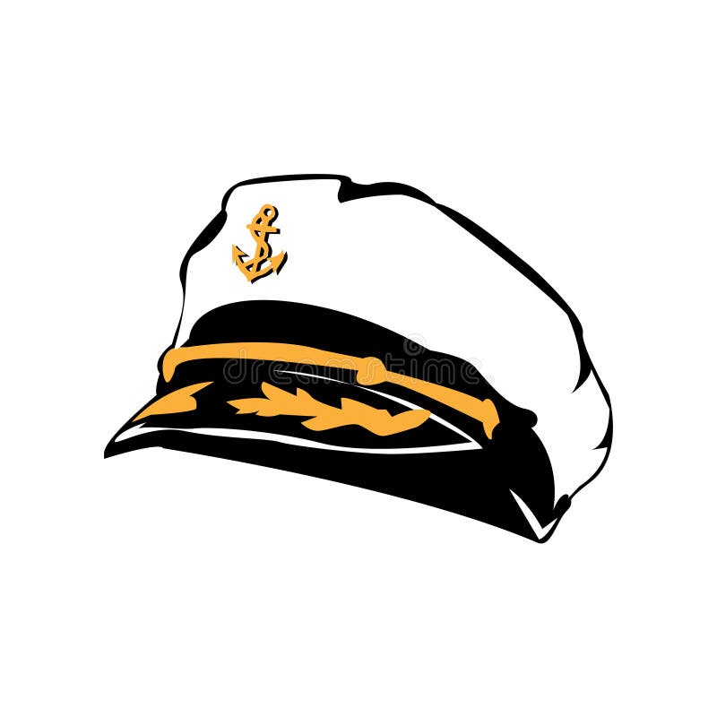 Illustration Vector Graphic of Captain Cap Stock Vector - Illustration ...