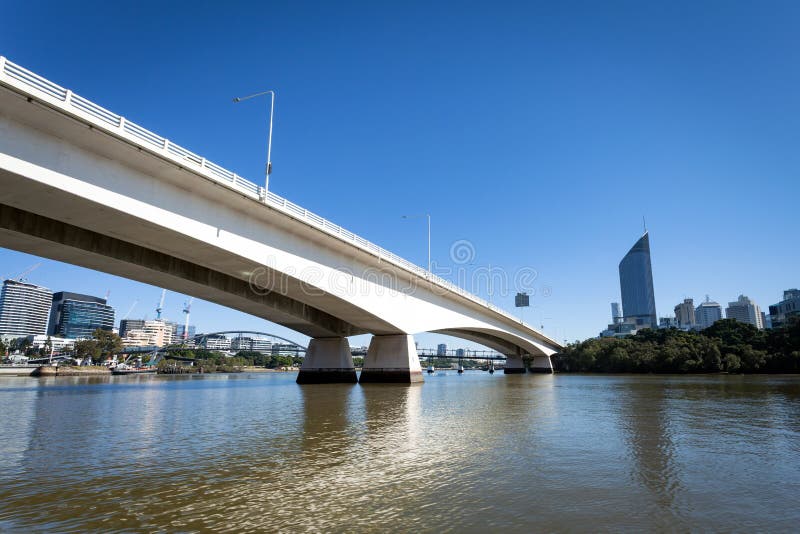 Brisbane Captain Cook Bridge Stock Photos - Free & Royalty-Free Stock ...