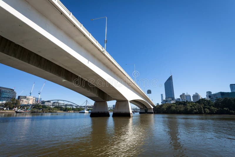 Captain Cook Bridge Brisbane Queensland Australia Stock Photo - Image ...
