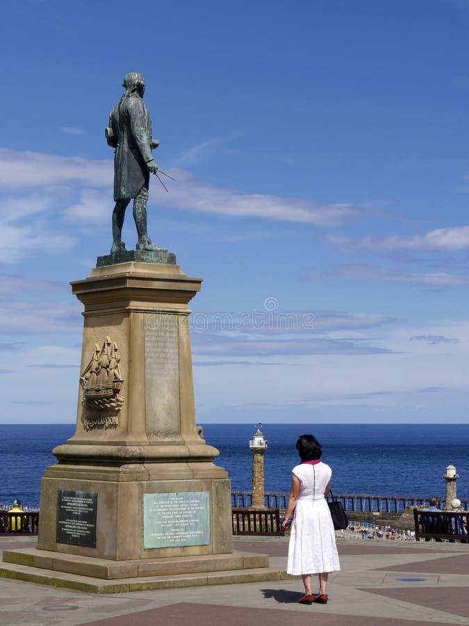 Captain Cook statue stock image. Image of pacific, newfoundland - 3333323