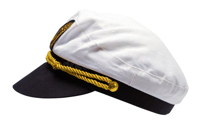 Captain Hat Side View stock image. Image of costume - 270804419