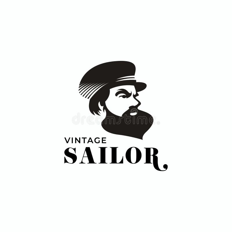 Captain Logo or Sailor Tattoo Element Stock Illustration - Illustration ...