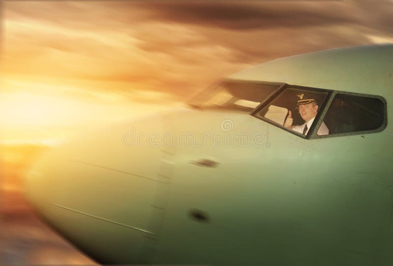 Pilot Looking Out Airplane Window Stock Photos - Free & Royalty-Free ...