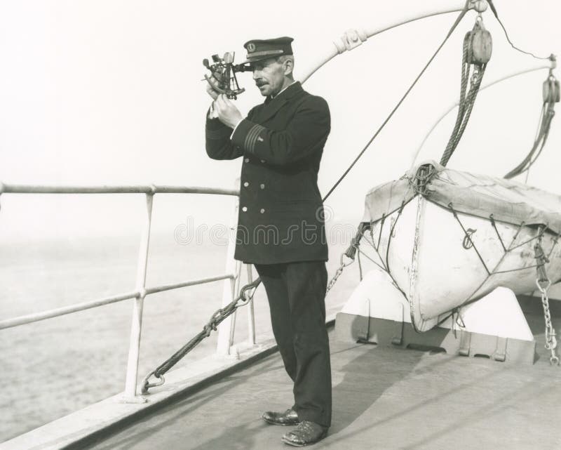 Captain navigating ship stock image. Image of holding - 59799023