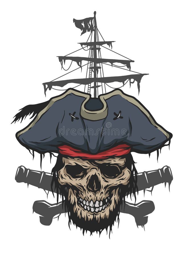 Evil Captain Comic Illustration