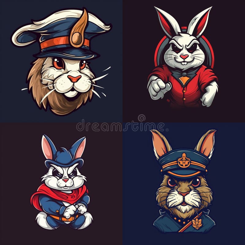 Rabbit Captain Stock Illustrations – 167 Rabbit Captain Stock ...