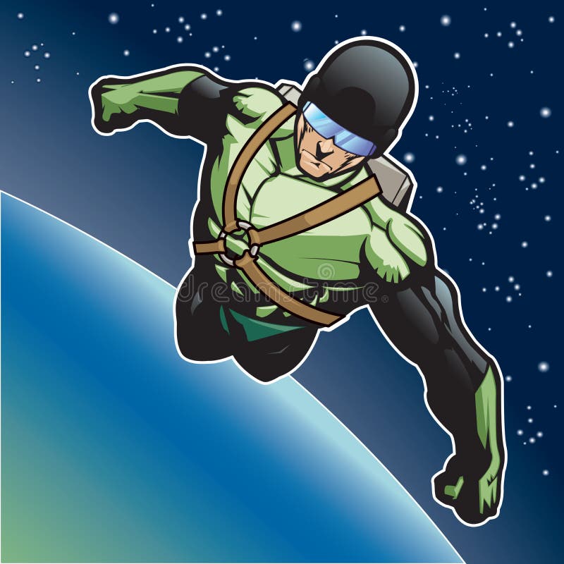 Captain Rocket 6 stock vector. Illustration of comic - 25577157