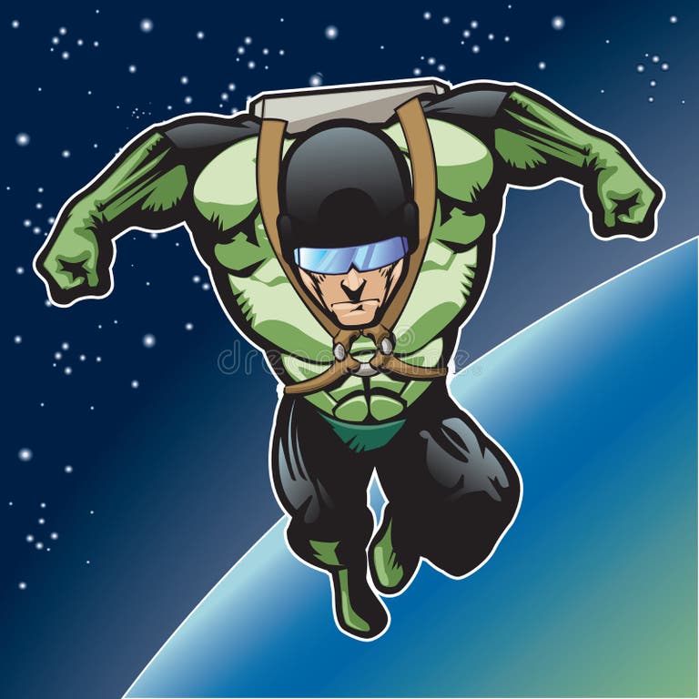 Captain Rocket 7 stock vector. Illustration of comic - 25577153