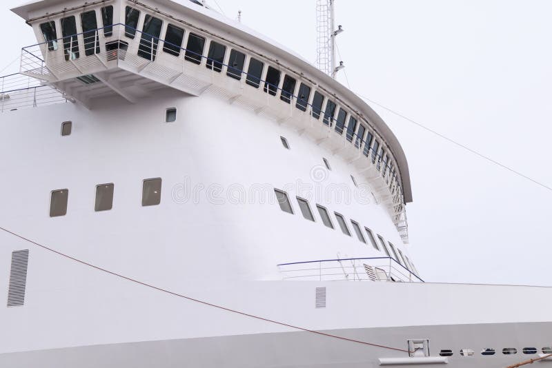 Captain S Bridge on Cruise Ship Stock Photo - Image of ferry, luxury ...