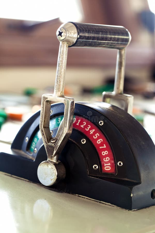 Captain`s Pavilion Ship Control Buttons Stock Photo - Image of device ...