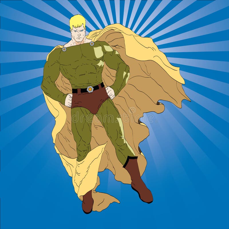 Captain superhero stock vector. Illustration of action - 29065112