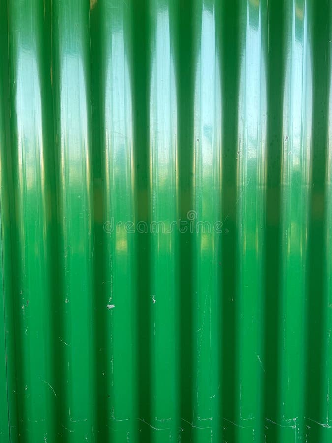 Green Corrugated Metal Texture Pattern Stock Illustration ...