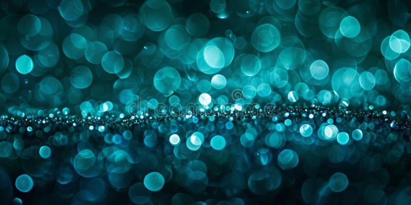 Captivate with an Elegant Teal Bokeh Background for Creative Designs ...