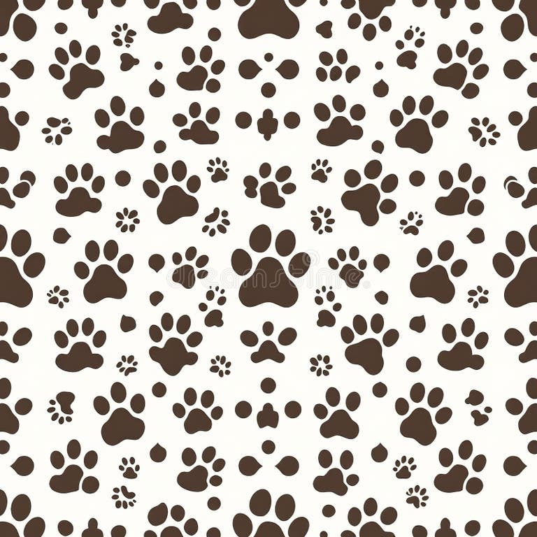 Abstract Animal Paw Print Pattern Background Design a Stunning ...