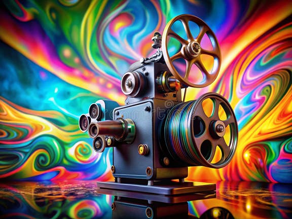 Captivating Abstract Animation Still a Dynamic Display of Vibrant ...